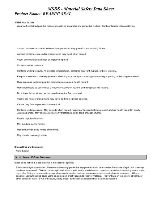 MSDS