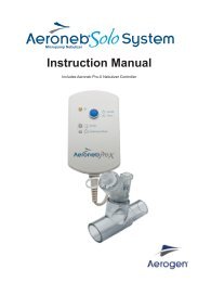 Aeroneb Pro Instruction Manual - Aerogen