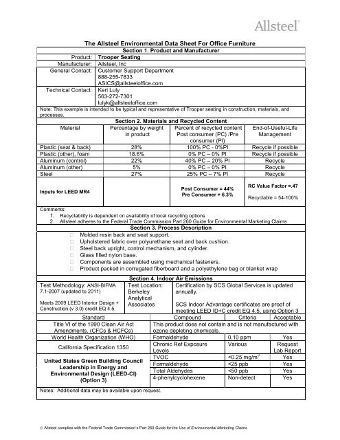 Trooper EDS - Allsteel