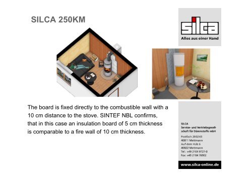 SILCA 250KM Heat insulati