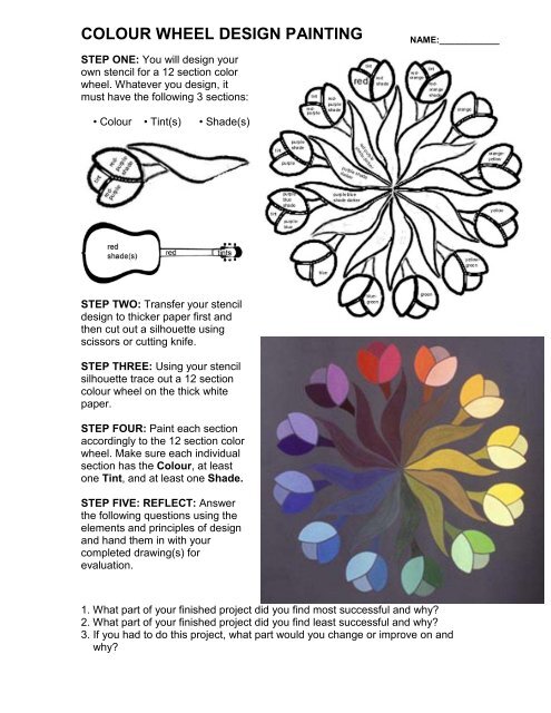 Color Wheel Design Project