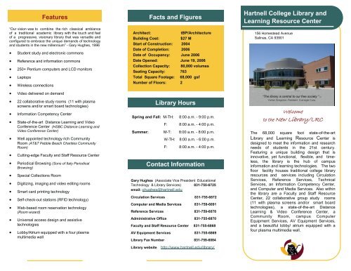 Library Brochure - Hartnell College!!