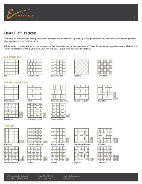 Emser Tile™ - Patterns