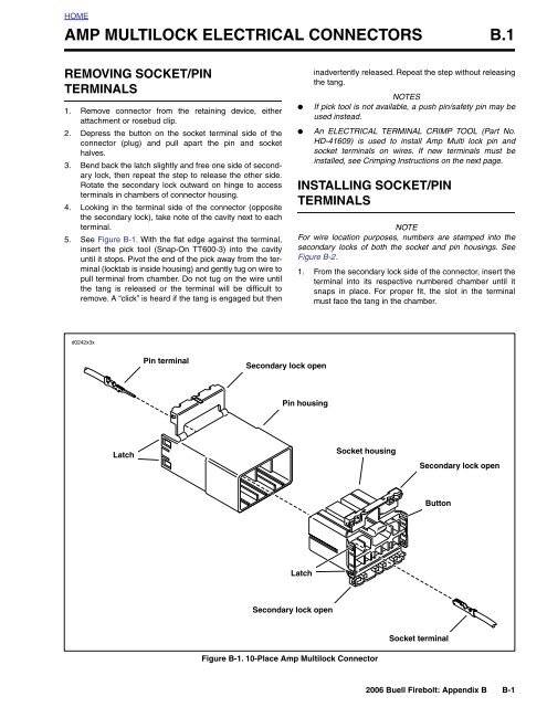 AMP MULTILOCK ELECTRICAL CONNECTORS B.1
