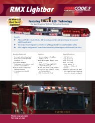 Excalibur Installation Guide - Code 3 Public Safety Equipment