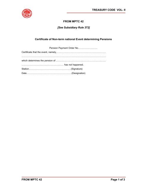 TREASURY CODE VOL- II FROM MPTC 42 Page 1 ... - Mptreasury.org