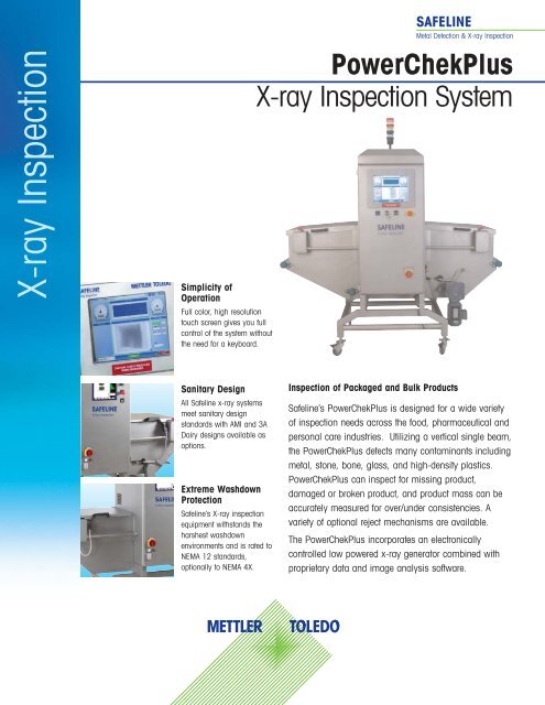 PowerChekPlus X-ray Inspection System