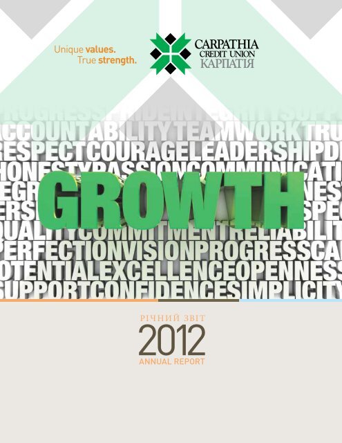 Unique values. True strength. - Carpathia Credit Union