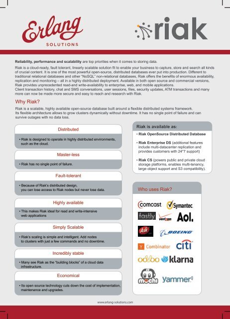 Riak Collateral.pdf - Erlang Solutions