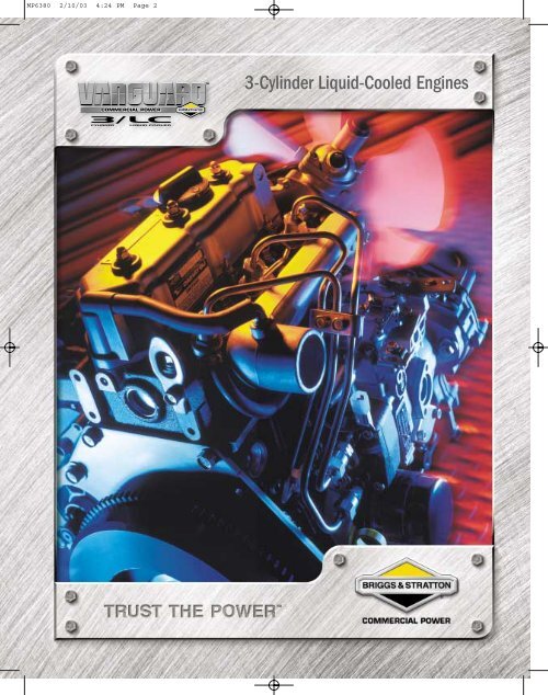 3-Cylinder Liquid-Cooled Engines - Briggs & Stratton