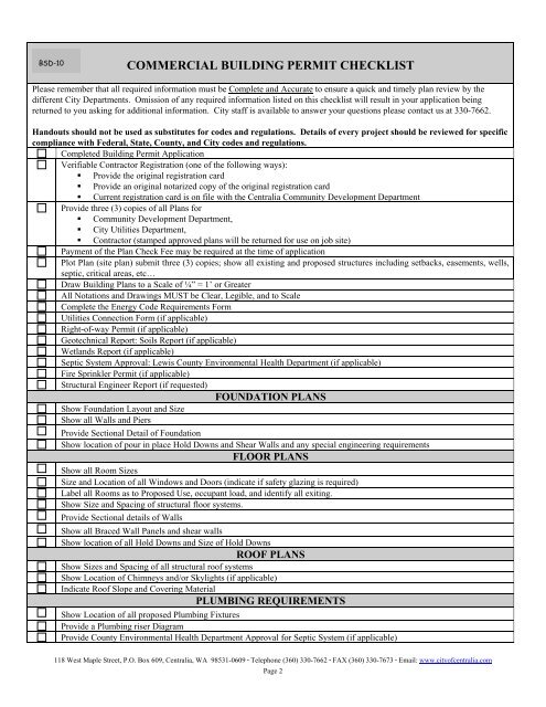 BSD-10 COMMERCIAL BUILDIN