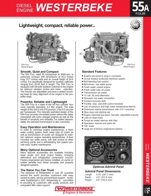 ENGINE WESTERBEKE