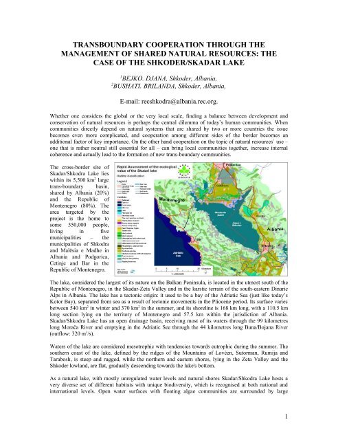 transboundary cooperation through the management of ... - inweb