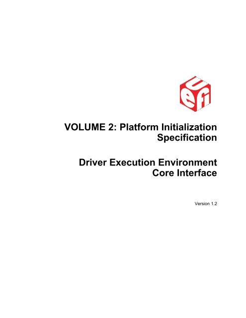 1 2 V2 Dxe Cis 5 14 Pdf Firmware Encoding Index