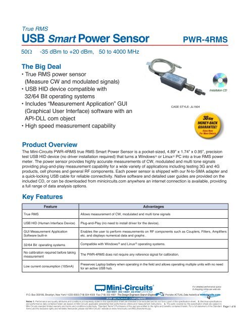 True RMS Power Sensor 4RMS
