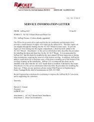 SERVICE INFORMATION LETTER - JetPROP DL and DLX