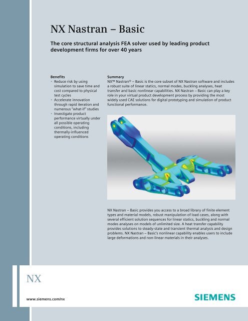 NX Nastran Basic Fact Sheet.pdf - Maya HTT
