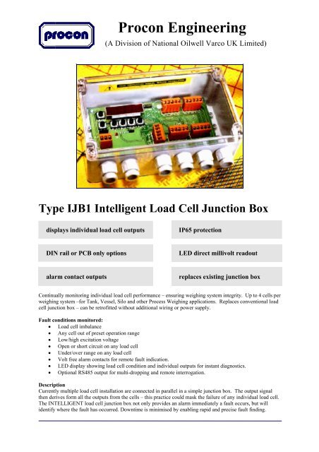 IJB Junction Box - Procon Engineering