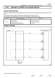 DTC B1800/51 Short in Driver Side Squib Circuit DTC B1801/51 ...