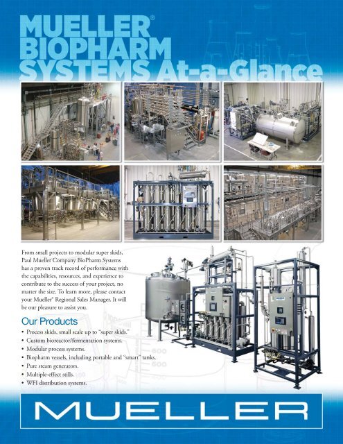 PP-2164-3 Paul Mueller Company BioPharm At-a-Glance