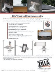 Zilla® Flashing Assembly Instructions - Zilla® Solar Mounting Systems