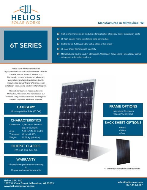 Helios 6T Series