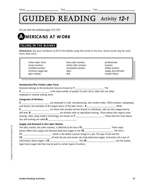 Guided Reading Activities - Rasco.name