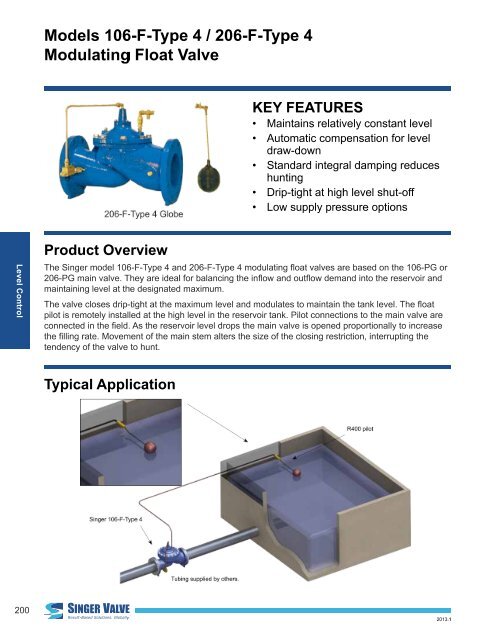 Modulating Float Valve - RM Headlee