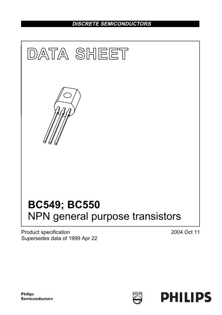 BC549 NPN transistor