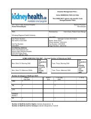 60.10.02a Appendix: Hemodialysis Flow Sheet - Kidney Health