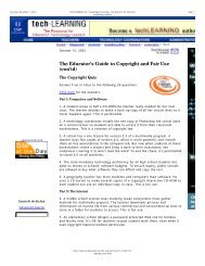 Copyright Chart - Hall Davidson