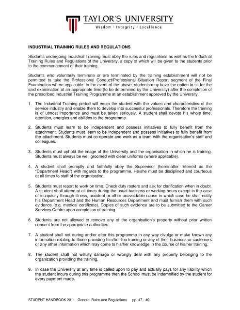 industrial-training-rules-and-regulations-students
