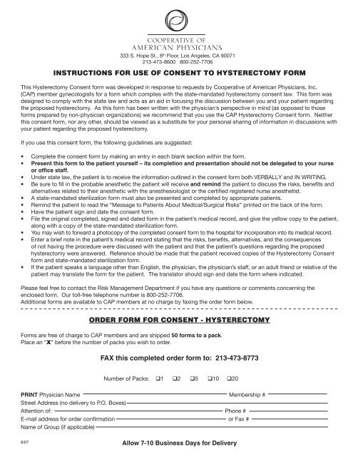 Caps Consent Form _ How to make a request under the Access to ...