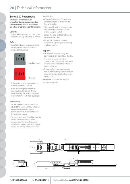 Underfloor to Desk - Marshall-Tufflex