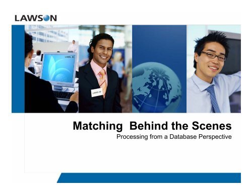 Matching Behind the Scenes - Digital Concourse