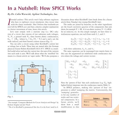 In a Nutshell: How SPICE Works - IEEE EMC Society