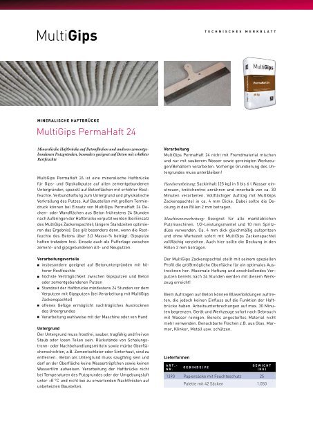 MultiGips PermaHaft 24 - VG-Orth