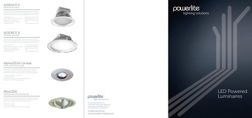 LED Brochure - Powerlite Lighting