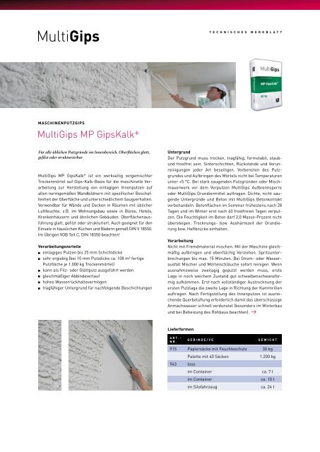 MultiGips MP GipsKalk+ - VG-Orth