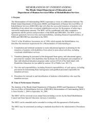 Sample Interdepartmental Memorandum of Understanding - Office of ...
