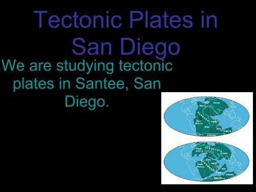 Tectonic Plates in San Diego County