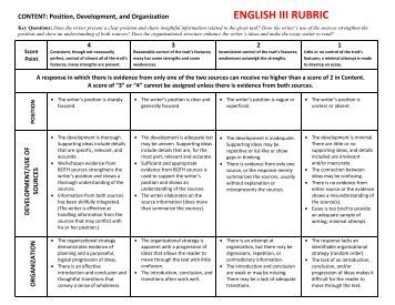 Using the Student-Friendly Rubric