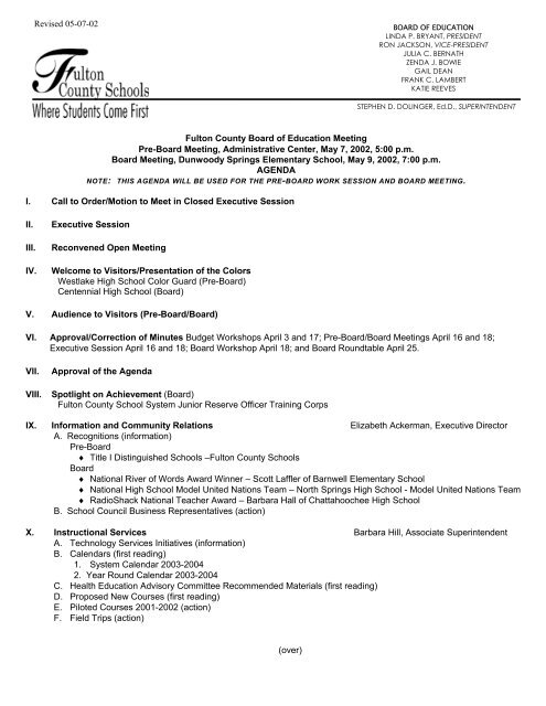 Fulton County letterhead - Fulton County Schools