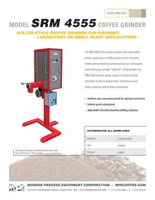 Data Sheet - Modern Process Equipment