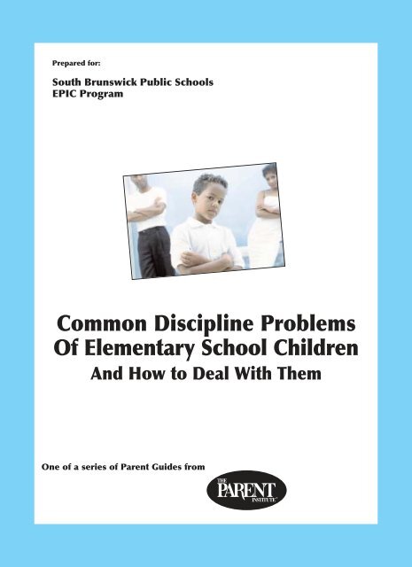 Common Discipline Problems Of Elementary School Children