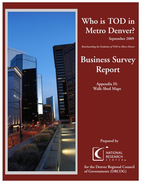 Appendix H - Walk Shed Maps - Transit-Oriented Development