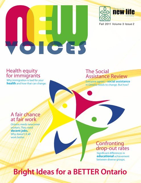 Bright Ideas for a BETTER Ontario - Mennonite New Life Centre of ...