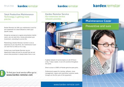 Kardex Remstar Service