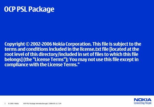 PSL â Property Specification Language - OCP-IP