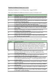 Reliability Workbench V10.3 Technical Specification - Isograph